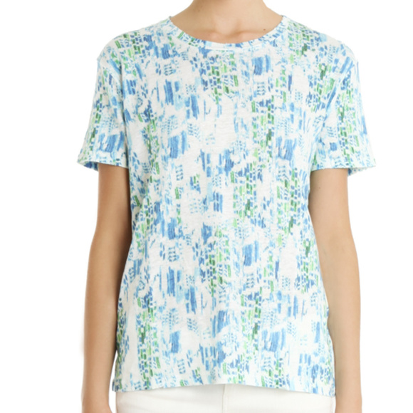 IRO | Tops | Iro Gypsy Print Linen Tee Shirt | Poshmark